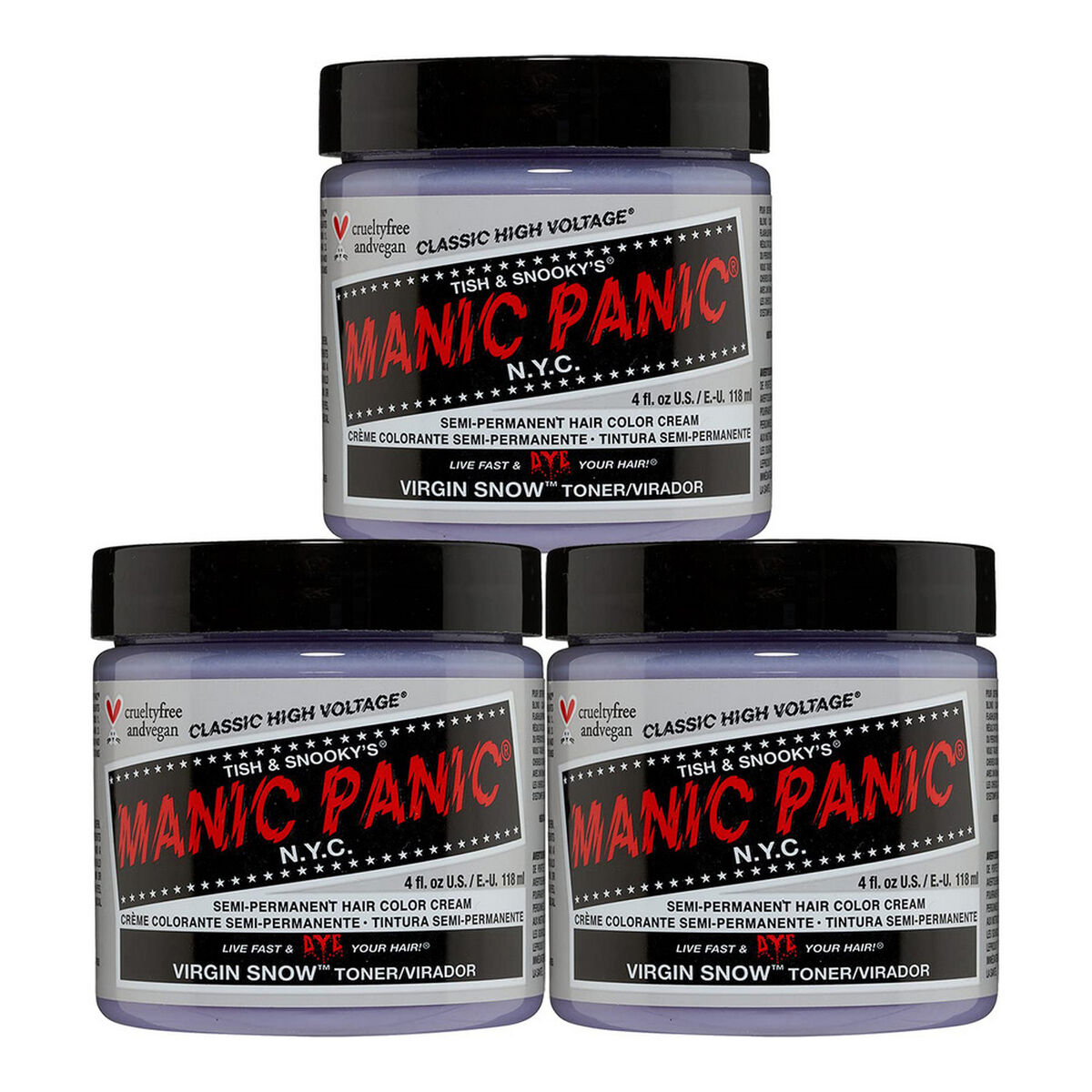 Tinta Permanente Classic Manic Panic Virgin Snow (118 ml) - MyBeau